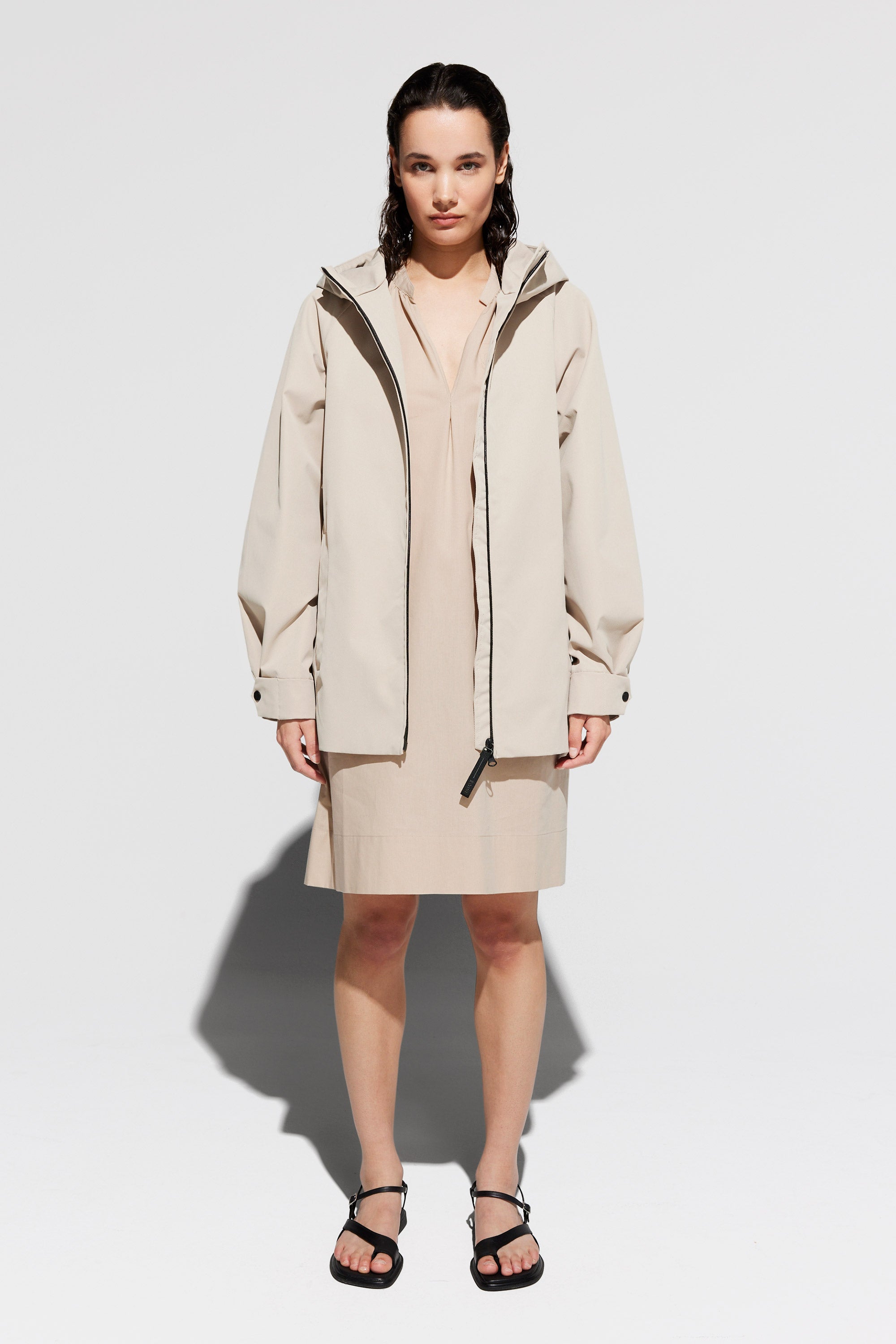 Wilma Sand Grey — Womens Jacket — ELVINE Official Webshop